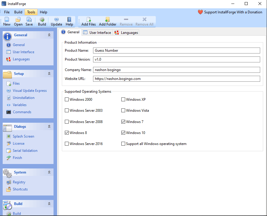 How to package a pyside application using pyinstaller and distributing using installforge ...